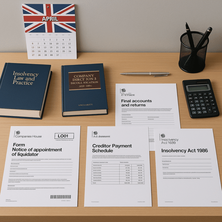 What happens after liquidation and what does a liquidator do to company?